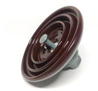 China 70kN High Voltage Insulator ANSI 52-3 Porcelain Disc Insulators With 254mm Diameter for sale