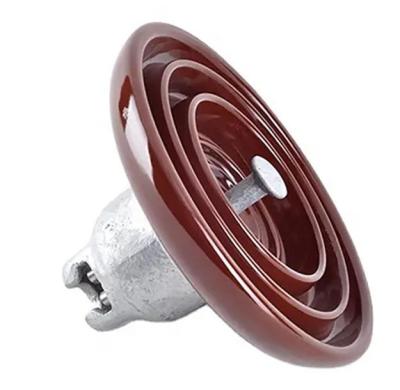 China 70 KN 120 KN 160 KN High Voltage Insulator 11 KV 33 KV Ceramic Disc Insulator for sale