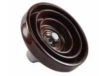 China U120BP High Voltage Porcelain Insulator 120 kN Disc Suspension Insulator With 450 mm Leakage Distance for sale