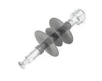 China ANSI 52-1 Ceramic Suspension Disc Insulator 11kV With Ball And Socket Type End Fitting for sale