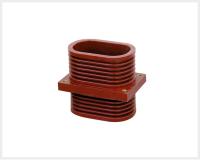China 12kV Switchgear Accessories Epoxy Resin Through Wall Bushing For High Voltage Panel Cells for sale