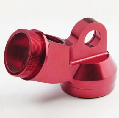 China Custom Red Aluminum Machined Components With ISO9001 Certification for sale