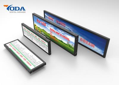 China Indoor 37 Inch Stretched Bar LCD Display  TFT Android System Advertising for sale