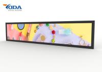 China High Brightness Stretched Bar LCD Display Android Version White Black 300cd/M2 for sale