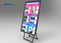 China IR Touch LCD Digital Signage Display With Android OS Black Color for sale