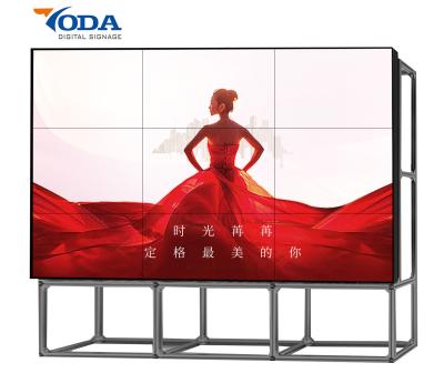China Floor Standing PLA 55inch Narrow Bezel LCD Advetising Wall 200W for sale