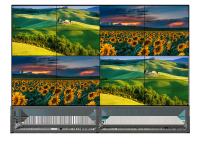 China Narrow Edge SCCP 350cd/m2 1.8mm Bezel LCD Splice Screen for sale