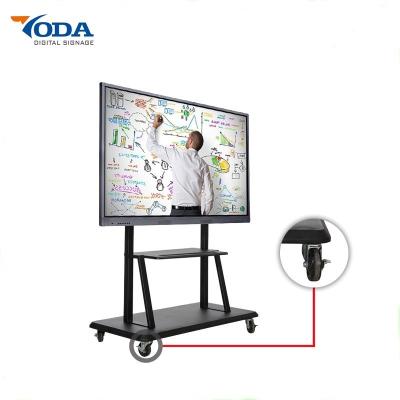 China Touch Screen LCD Interactive Flat Panel With IR 10 Touch Points Fast Response Time for sale