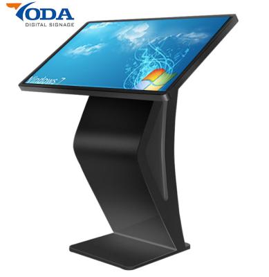 China Touch Screen Advertising Kiosk Shopping Mall Restaurant Kiosk 43 Inch for sale
