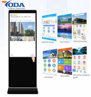 China 60000hrs 8ms Digital Signage 1920x1080 55 Inch Vertical LED Touch Screen Digital Signage for sale