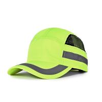 China Adjustable CE EN812 Hi Vis Green Bump Cap 56-60cm with Custom Embroidery Logo for sale