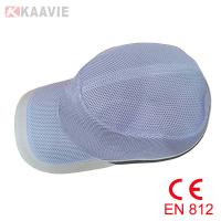 China CE EN812 Cotton Safety Bump Cap Baseball Style 58cm Adult Flat Embroidery Logo for sale