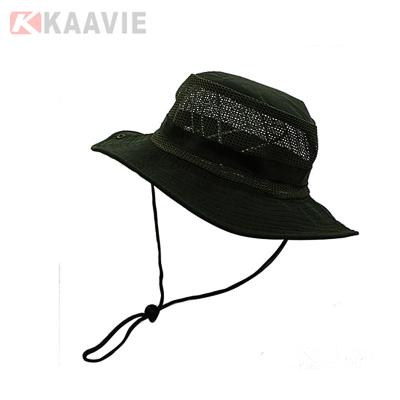 China 100% Cotton Outdoor Fisherman Hat 3D Embroidery Logo Custom Size 58cm for sale