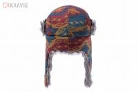 China Custom Russian Trapper Winter Hat with Ear Flaps Unisex 58cm 100% Polyester for sale