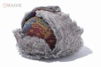 China Custom Russian Trapper Winter Hat with Ear Flaps Unisex 58cm 100% Polyester for sale