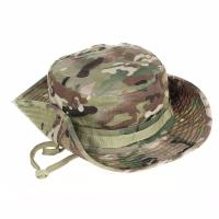 China OEM Cotton 6 Color Desert Camo Boonie Hat Flat Embroidery Logo 58cm Adult Size for sale