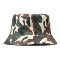 China Organic Cotton Bucket Hat 60cm Unisex Custom Camo Hats OEM ODM for sale