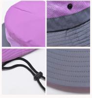 China Breathable Mesh Outdoor Fisherman Hat for Kids 54cm Lightweight Custom for sale