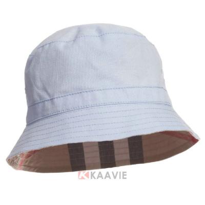 China Unisex Reversible Cotton Bucket Hat 60cm Summer OEM Custom Logo for sale