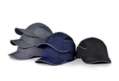 China Custom Logo Lightweight Bump Cap Baseball Style 60cm Impact Resistant for sale