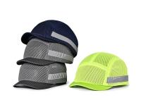 China Short Brim Safety Bump Cap Baseball Style CE EN812 100pcs MOQ Custom Logo for sale