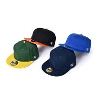 China Custom Embroidery Logo Snapback Caps 54cm Kids Cotton Acrylic Flat Bill Hat for sale