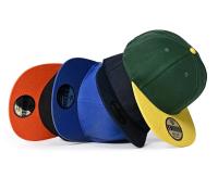 China Custom Embroidery Logo Snapback Caps 54cm Kids Cotton Acrylic Flat Bill Hat for sale