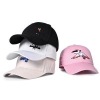 China 58cm Cotton Fabric Embroidery Baseball Caps for sale