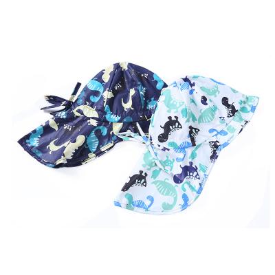 China UPF 50+ Summer Childrens Bucket Hats Cotton Fabric Washable Custom Logo OEM for sale