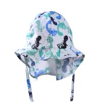 China UPF 50+ Summer Childrens Bucket Hats Cotton Fabric Washable Custom Logo OEM for sale