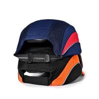 China Ventilation 100% Cotton Safety Bump Cap Baseball Cap Short Brim 56cm for sale