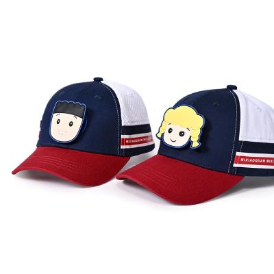 China Custom 58cm Cotton 6 Panel Trucker Hat Embroidery Sports Baseball Cap for sale