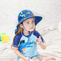 China SGS Certified UPF50+ Kids Bucket Hat with Neck Flap Sun Protection 43cm-55cm for sale