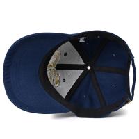 China Gold Thread Custom Embroidered Flexfit Hats 58cm Golf Caps For Men for sale