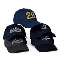 China Gold Thread Custom Embroidered Flexfit Hats 58cm Golf Caps For Men for sale