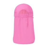 China Custom Sun Protection Hats with Neck Flap 58cm Adult Size Pantone Color for sale