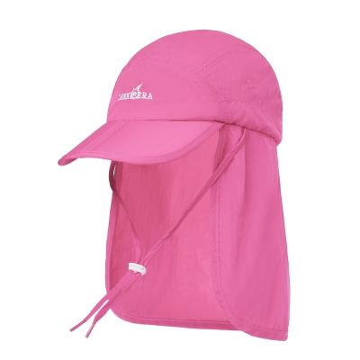 China Custom Sun Protection Hats with Neck Flap 58cm Adult Size Pantone Color for sale