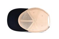 China 6 Panel Flexi Fit Baseball Caps Curve Brim 3D Embroidered Logo for sale