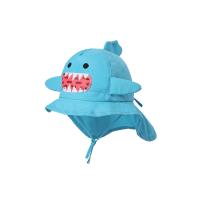 China Animal Anti UV Childrens Bucket Hats UPF 50+ Wide Brim 100% Cotton 43cm-55cm for sale