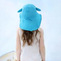China Animal Anti UV Childrens Bucket Hats UPF 50+ Wide Brim 100% Cotton 43cm-55cm for sale