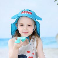 China Animal Anti UV Childrens Bucket Hats UPF 50+ Wide Brim 100% Cotton 43cm-55cm for sale