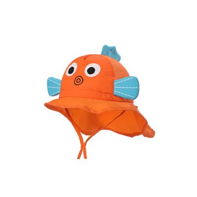 China Cartoon Summer Childrens Bucket Hats UV Protection Sun Hat 43cm-55cm OEM ODM for sale