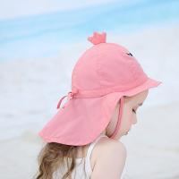China UPF 50+ 47cm Childrens Sun Hat with Neck Protection OEM ODM Cotton for sale