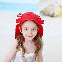 China SGS Certified UV Protection Childrens Bucket Hat with Neck Flap 43-55cm for sale