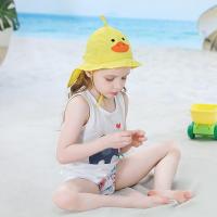 China Kids Sun Hat UPF 50+ UV Protection Long Flap 43cm Quick Dry Lightweight Outdoor Beach Cap for sale