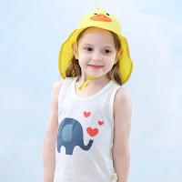 China Kids Sun Hat UPF 50+ UV Protection Long Flap 43cm Quick Dry Lightweight Outdoor Beach Cap for sale