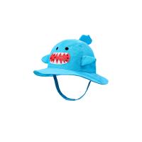 China Children Cartoon Bucket Hat UPF 50+ SGS Certified 100% Cotton Wide Brim Sun Hat for sale