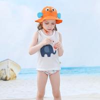 China UPF 50+ Kids Bucket Hat 100% Cotton Sun Protection Hat 43cm-55cm Unisex Outdoor Cap for sale