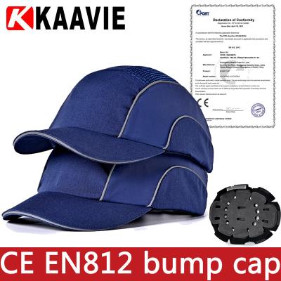 China High Impact Resistance Safety Bump Cap Unisex 57cm Short Visor ABS Plastic Shell for sale