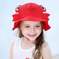 China UPF 50+ Sun Protection Bucket Hat 100% Cotton Animal Print Kids Unisex 43cm-55cm for sale